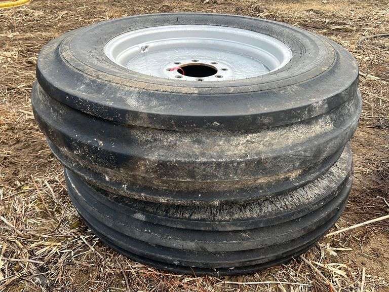 11.00-24 Front Tractor Tires & rims 8 bolt mount - Metzger Property ...