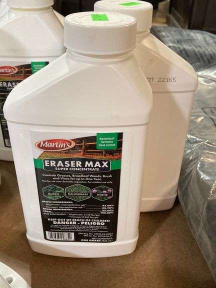 2 - Martin’s Eraser Max Super Concentrate, 44% Glyphosate, 1 qt ...