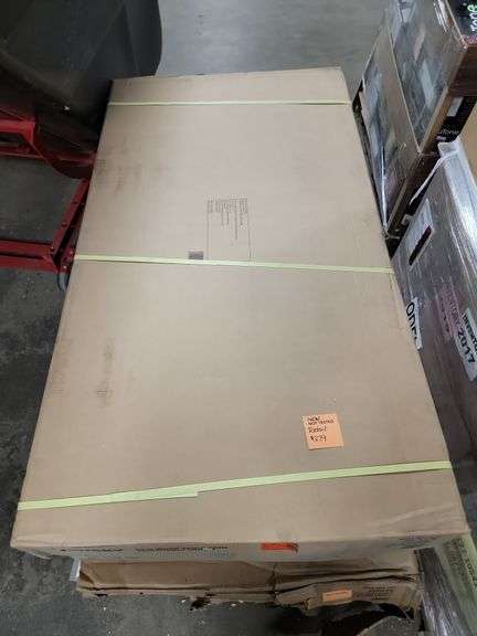 Husky 62 in. W x 24 in. D Adjustable Height Solid Wood Top Workbench ...