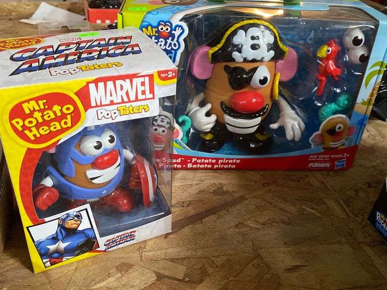 Marvel pop taters Mr. potato head captain America, Pirates spud ...