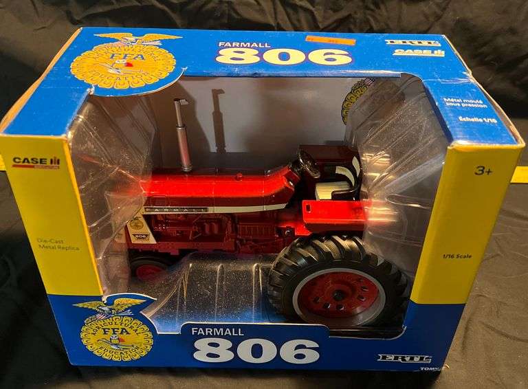 ERTL 1/16 scale Farmall 806 Toy tractor - Metzger Property Services LLC