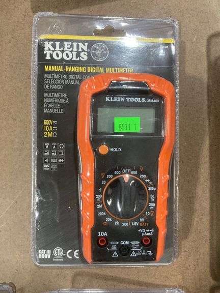 Klein Tools Manual Ranging Digital Multimeter - Metzger Property ...