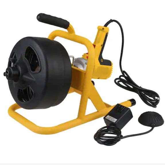 OLYMPIA 115-Volt 50 ft. Electric Auger with 5/16 in. Inner Core Cable ...