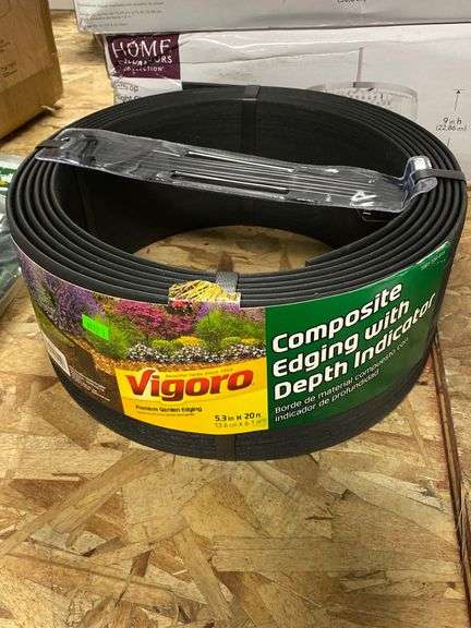 Vigoro Model:1091 550 815 Composite Edging with Depth Indicator 5.3”x20 ...