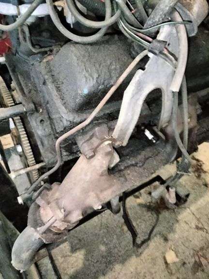 350 Small block Chevy engine with stand - Metzger Property Services, LLC