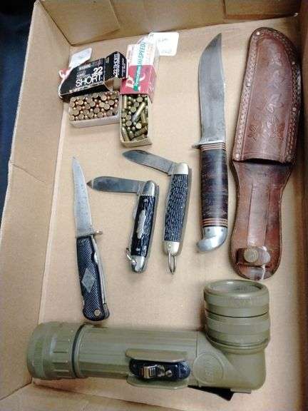 Craftsman knife and sheath, pocket knives, Pioneer Hybrids Knife ...