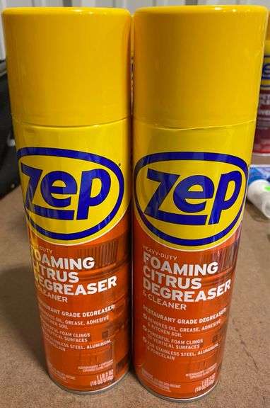 2 - ZEP Heavy-Duty Foaming Citrus Degreaser and Cleaner 1Lb and 2oz ...