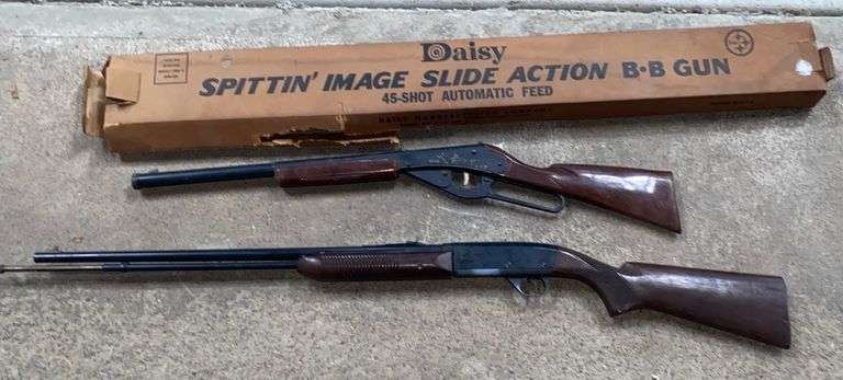 Daisy Model 26 and Daisy Scout Model 75 BB guns and box - Metzger ...