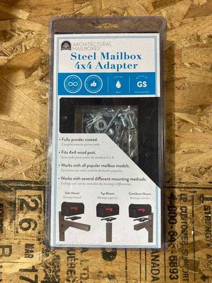 Steel Mailbox 4x4 Adapter - Metzger Property Services LLC