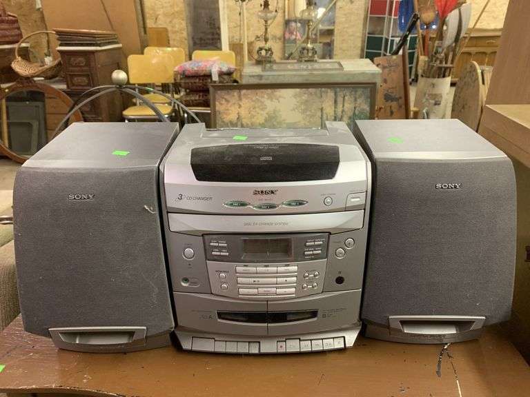 Sony CD Radio and Cassette/Corder CFD-C1000 - Metzger Property Services LLC
