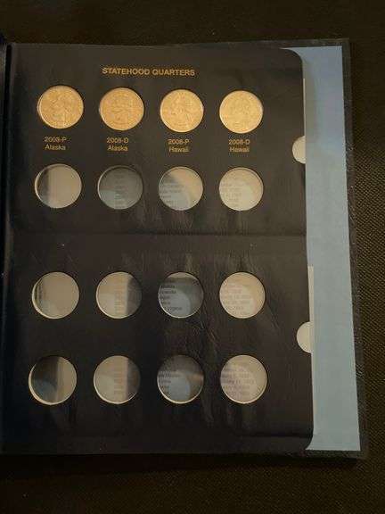 Statehood Quarters Album 1999-2008 - Complete Set - Metzger Property ...
