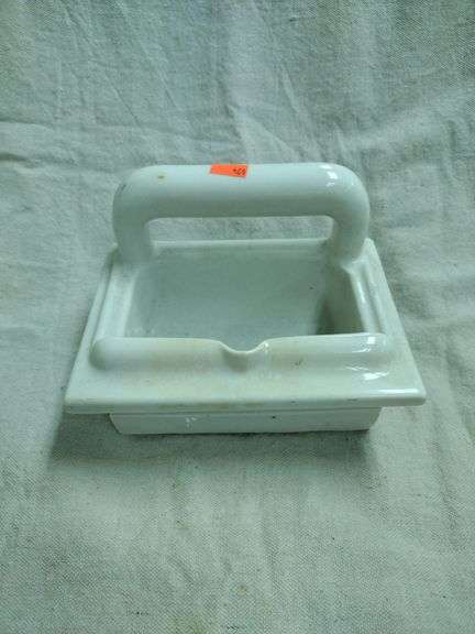 Vintage ceramic soap dish insert - Metzger Property Services LLC