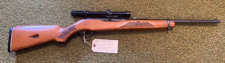 Western Field .22 Long Rifle by Montgomery Ward with3-7x20 scope ...