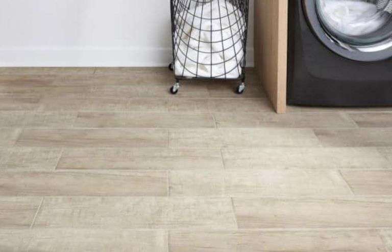 544 sq.ft. TrafficMaster Capel Timber 6 in. x 24 in. Matte Ceramic ...