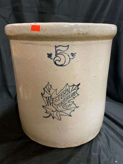 5 Gallon Western Stoneware crock - Metzger Property Services LLC