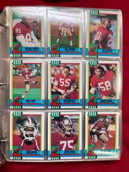 1990 Topps Football Album - Metzger Property Services LLC