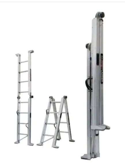Murphy stow and go 9 ft. Height 12 ft. Reach Aluminum Fully Compactable ...