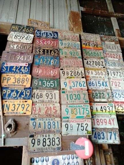 License plates assorted dates 1950-1994 - Metzger Property Services LLC