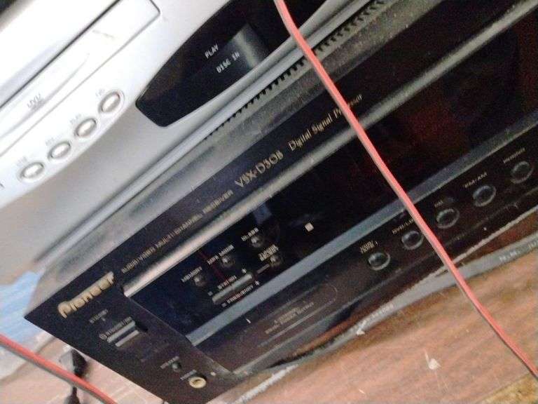 Pioneer vsx-d308 digital processor, Emerson DVD/VHS and RCA speakers ...