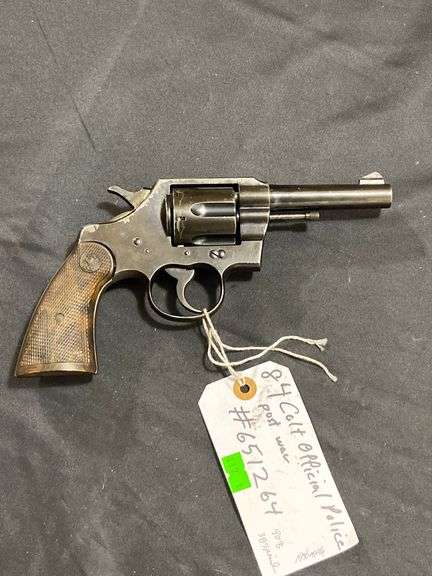 Colt Official Police Revolver 38 - Metzger Property Services LLC