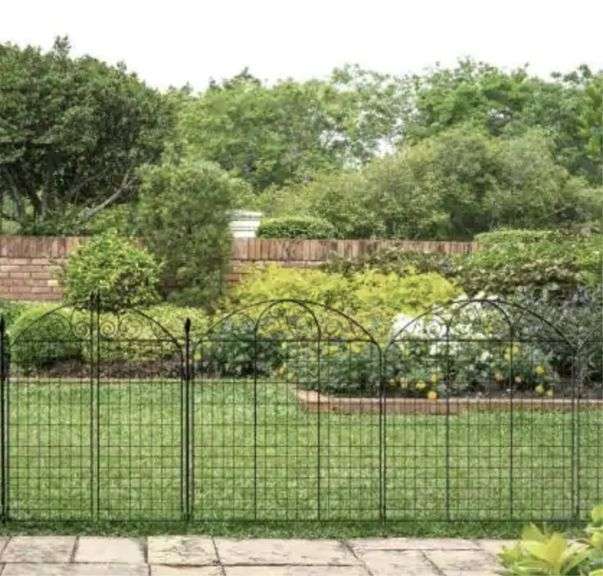 Vigoro Rockdale 3 pack garden fence 43.7 in. H x 36.2 in. W - Metzger ...