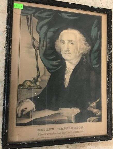 George Washington Lithograph/Print 10x14 - Metzger Property Services LLC