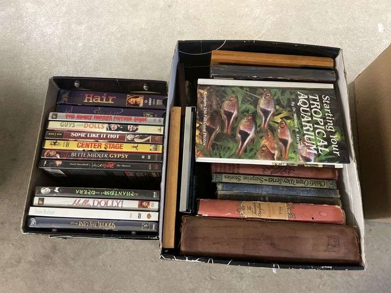 Books, VHS tapes, DVDs - Metzger Property Services LLC
