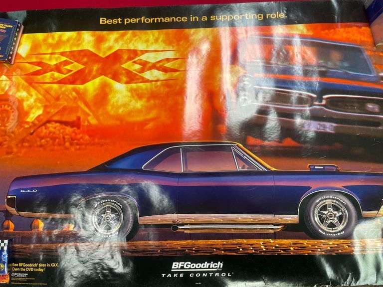 BF Goodrich poster and Joe Amato’s Top Fuel Dragster poster - Metzger ...
