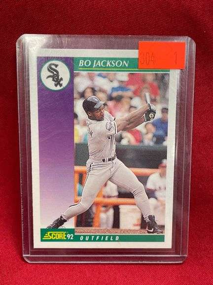 1992 Score Bo Jackson Baseball Card - Metzger Property Services LLC