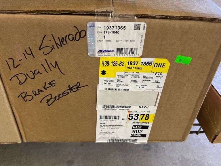 2012 2014 Chevy Silverado Dually brake booster GM #19371365 - Metzger ...