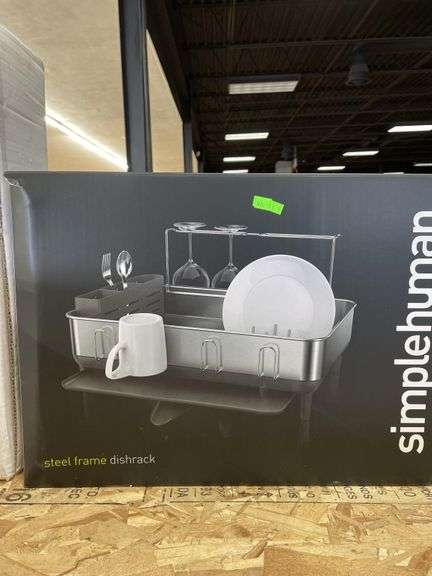 Simplehuman steel frame dish rack - Metzger Property Services LLC