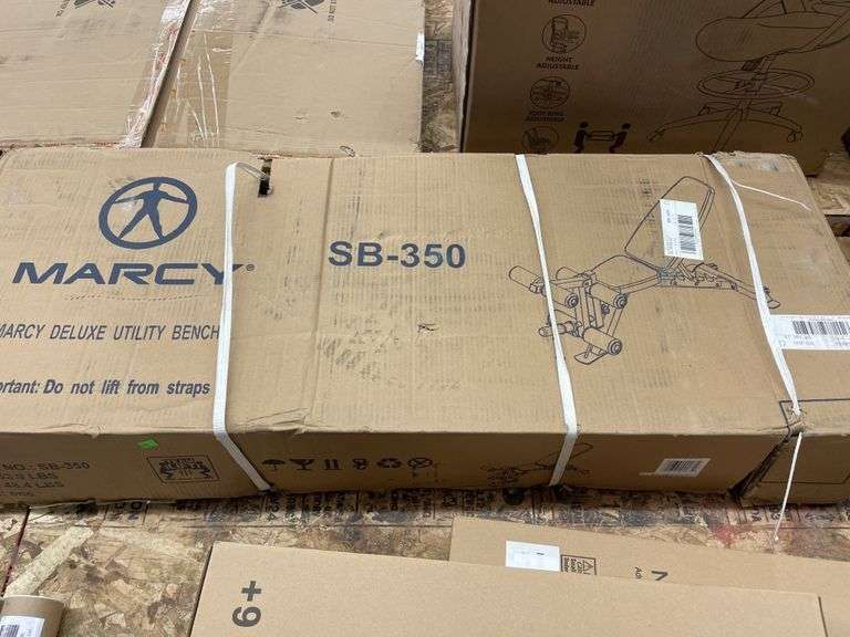 Marcy Adjustable 6 Position Utility Bench with Leg Developer and High ...