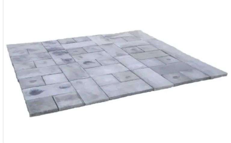 Nantucket pavers patio on a pallet basket weave York stone paver ...