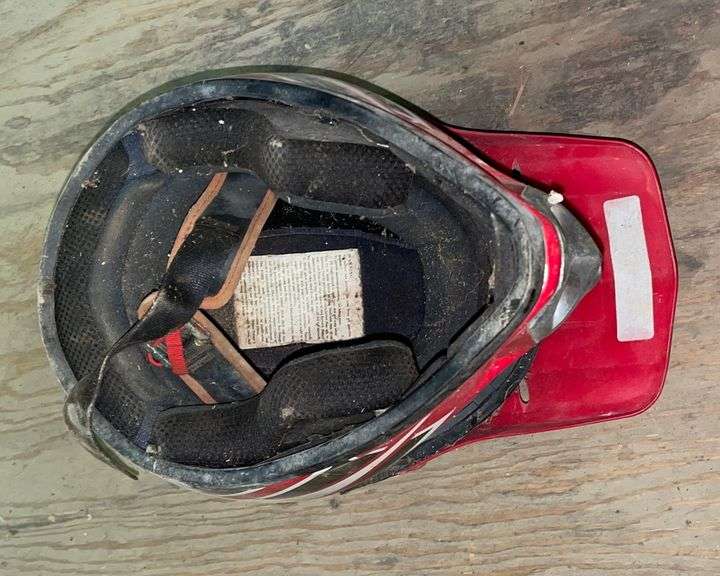 Motorcycle helmet with visor - Metzger Property Services LLC