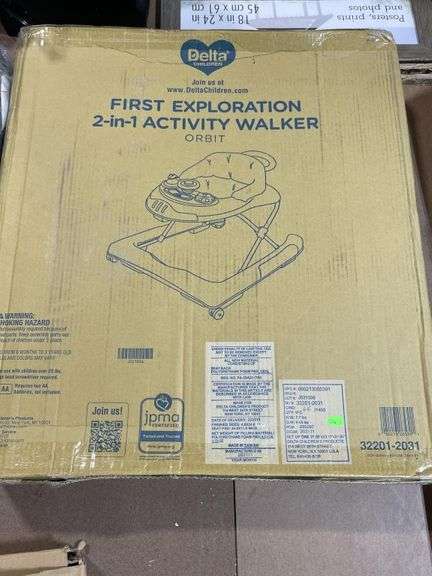 Delta Children First Exploration 2-in-1 Activity Walker, Orbit ...