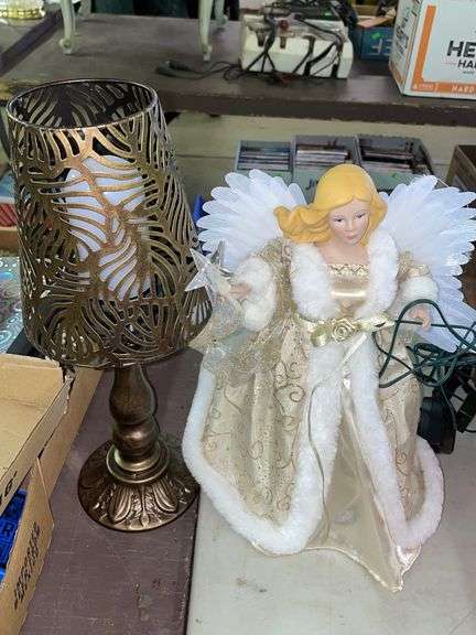 Battery operated light and lighted angel - Metzger Property Services LLC