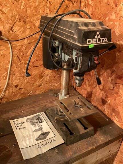 Delta 8 inch bench Drill press with instruction manual - Metzger ...