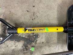 Telescoping snow shovel, garden hoe, blue hawk dirt rake - Metzger ...