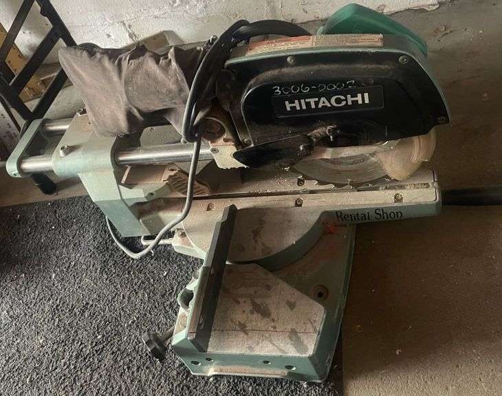Hitachi model C8FB2 sliding miter saw - Metzger Property Services LLC