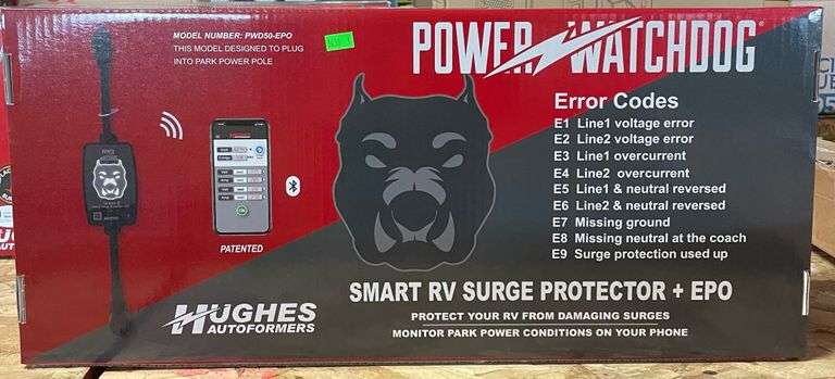 Hughes Autoformers PWD50EPO Power Watchdog Smart Bluetooth Surge ...