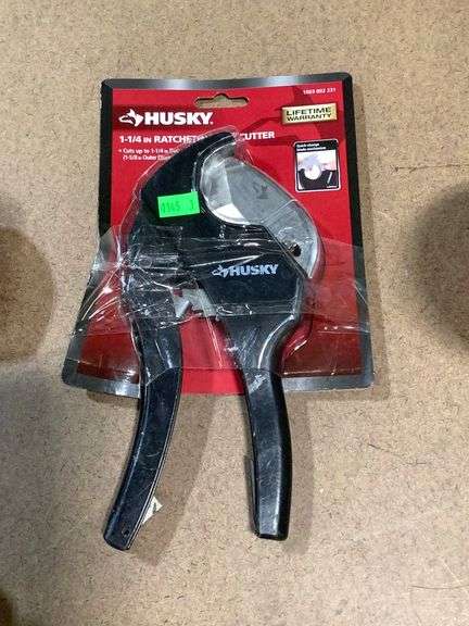 Husky 1 1/4” ratcheting pvc cutter - Metzger Property Services LLC