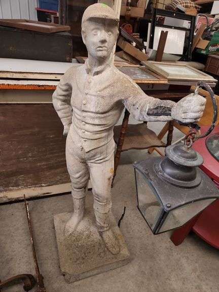 Cement statue 43" - needs repair - Metzger Property Services LLC