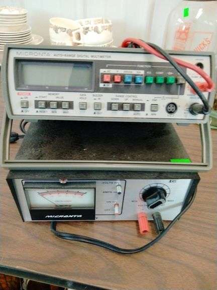 Micronta DC power supply and digital multimeter - Metzger Property ...