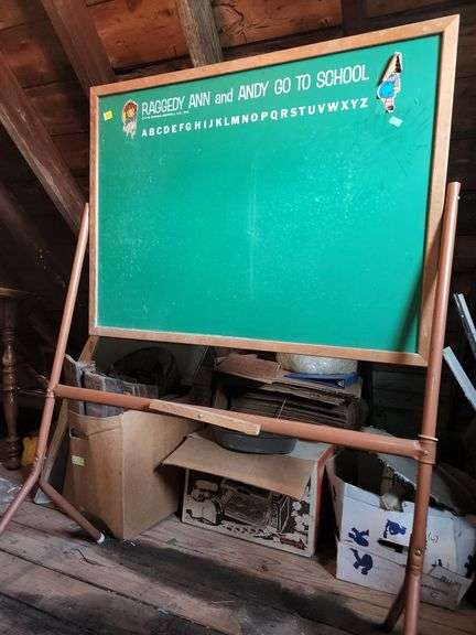 Raggedy Ann & Andy chalk board - Metzger Property Services LLC