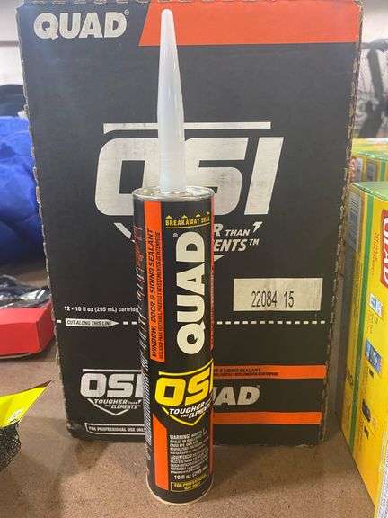12 - 10 Fluid oz. Quad OSI window, door, and siding sealant - Metzger ...
