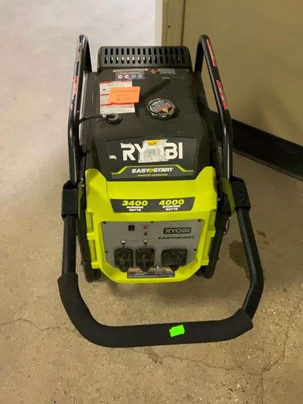 Ryobi Easy Start Inverter Generator 120V 3400 running Watts - Metzger ...