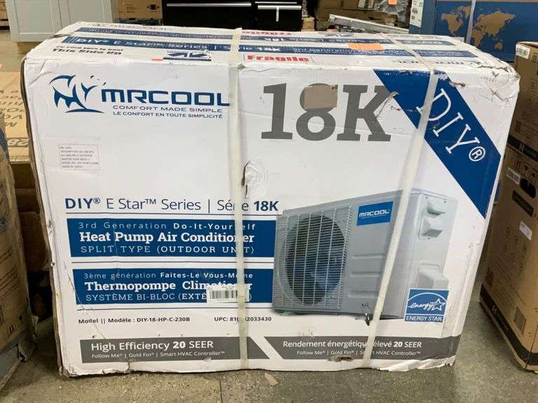 Mr. Cool DIY E Star Series 18K high efficiency 20 SEER outdoor unit only - Metzger Property ...