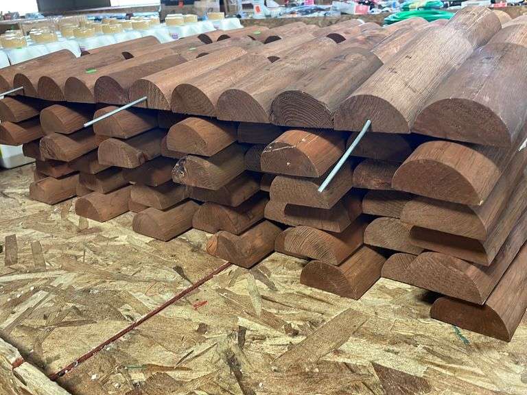 Greenes Fence 18 in. Half Log Edging (6 Pack) - Metzger Property ...