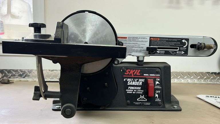 Skil Combination 4” Belt/6” Disc Sander (Model 3370-Type 1) - Metzger ...