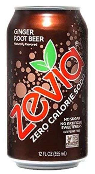 Zevia Zero Calorie Soda, Ginger Root Beer, 12 Fl Oz Cans (Pack of 24) - Metzger Property ...